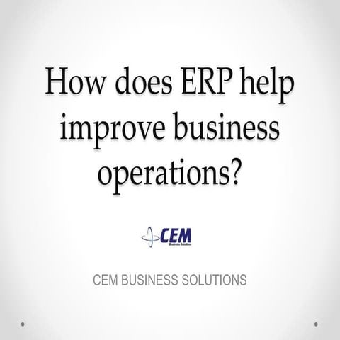 The impact of enterprise resource planning on modern supply chain ...