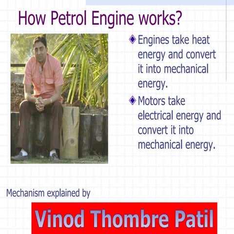 How petrol engine works | PPT