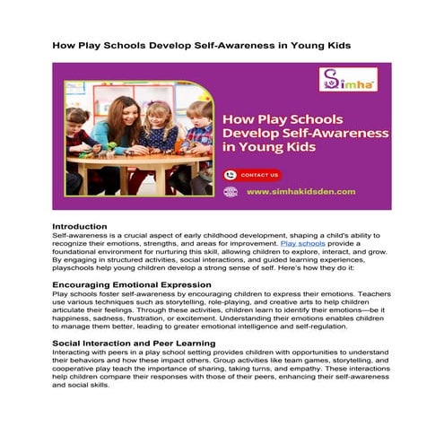 How Play Schools Develop Self-Awareness in Young Kids.docx