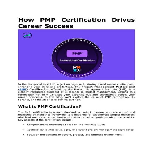 How PMP Certification Drives Career Success.docx