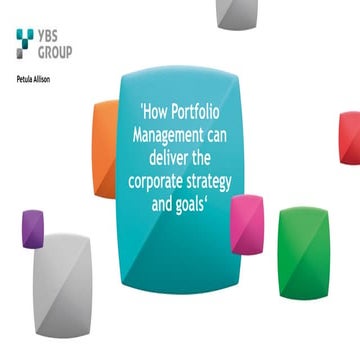 How portfolio management can deliver strategy | PPT