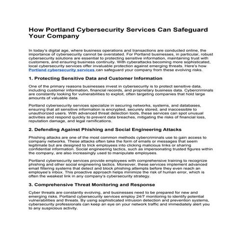Cyber Threats in Portland_ Why Your Business Needs Professional ...