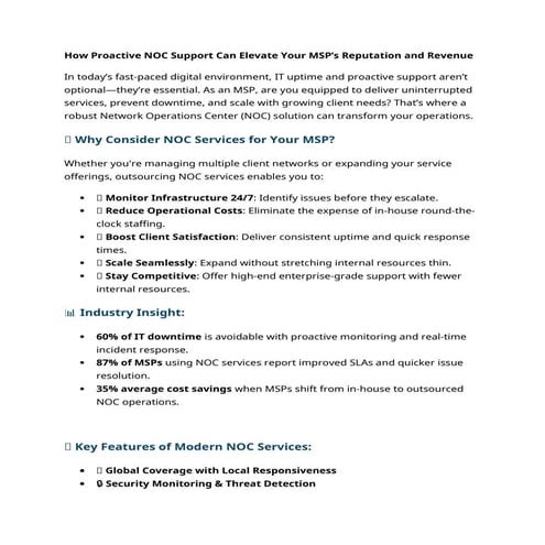 How Proactive NOC Support Can Elevate Your MSP’s Reputation and Revenue.docx