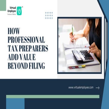 How Professional Tax Preparers Add Value Beyond Filing 2 | PDF