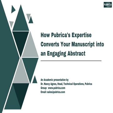 How Pubrica's Expertise Converts Your Manuscript into an Engaging Abstract.pptx