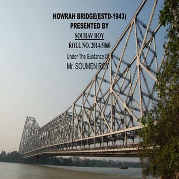 Howrah bridge ppt | PPTX