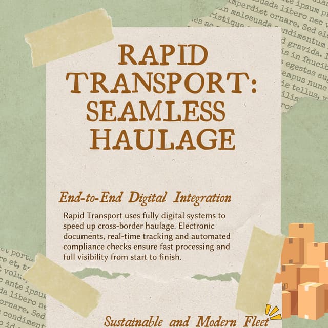 How Rapid Transport Delivers Seamless Cross-Border Haulage | PDF