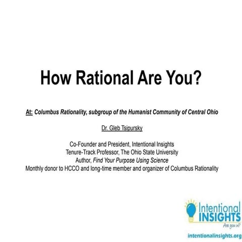 How Rational Are You? | PPTX