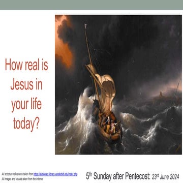 How Real is Jesus in your life today 230624 Holy Light LC.pptx