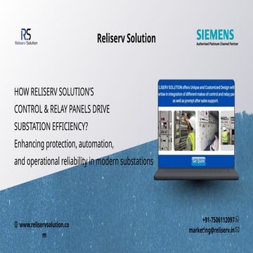 How Reliserv Solution’s Control & Relay Panels Drive Substation ...