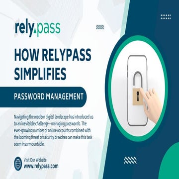 How Relypass Simplifies Password Management Ppt