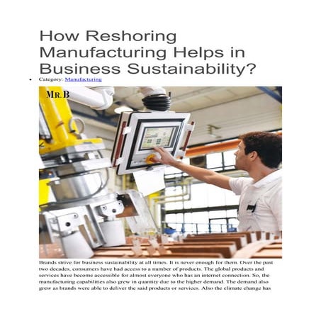 How Reshoring Manufacturing Helps in Business Sustainability.pdf
