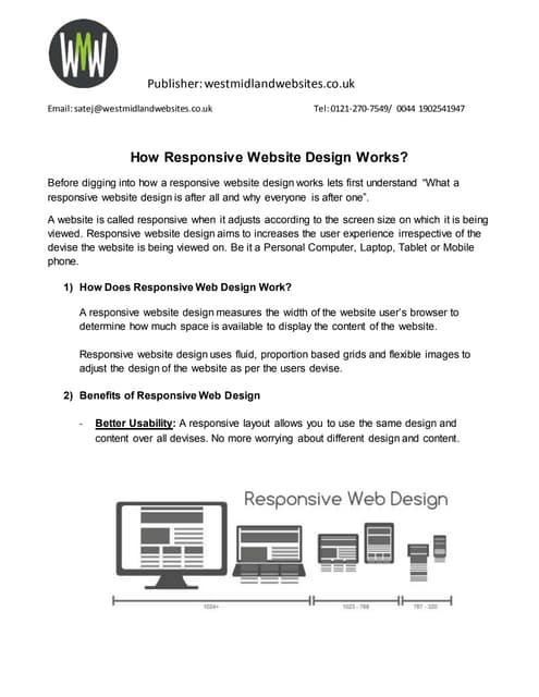 Responsive Web design Zambig | PPT
