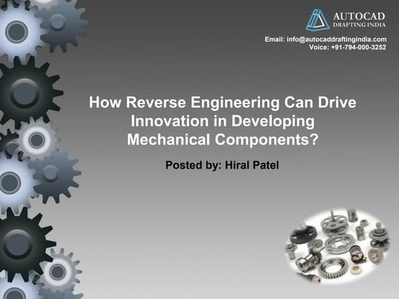 Plastic part in reverse engineering-PSH Mechanical Design | PPT
