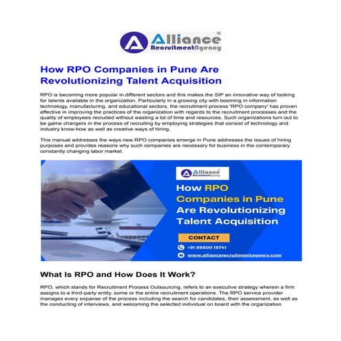 How RPO Companies in Pune Are Revolutionizing Talent Acquisition.pdf