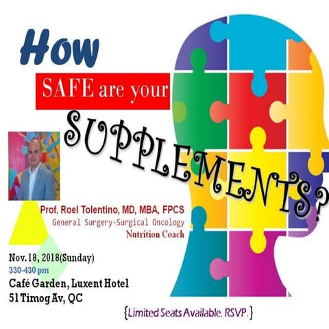 How safe are your supplements? | PPT