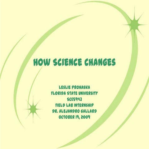 How science changes | PPTX