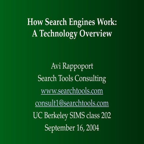 How_Search_Engines_Work.pptx(This ppt defines working of search engine including process of ...