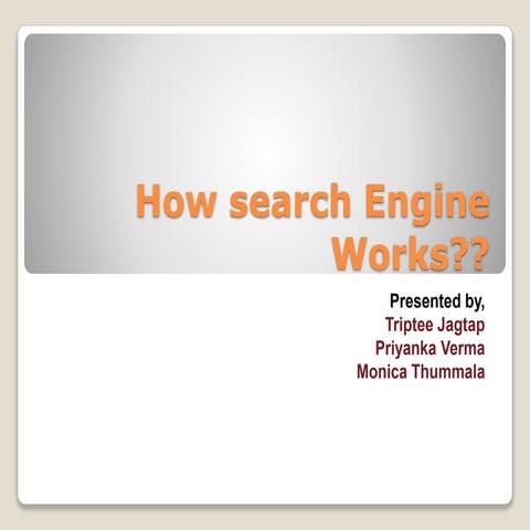 How Search Engine Works on LinkedIn and other Job sites | PPT