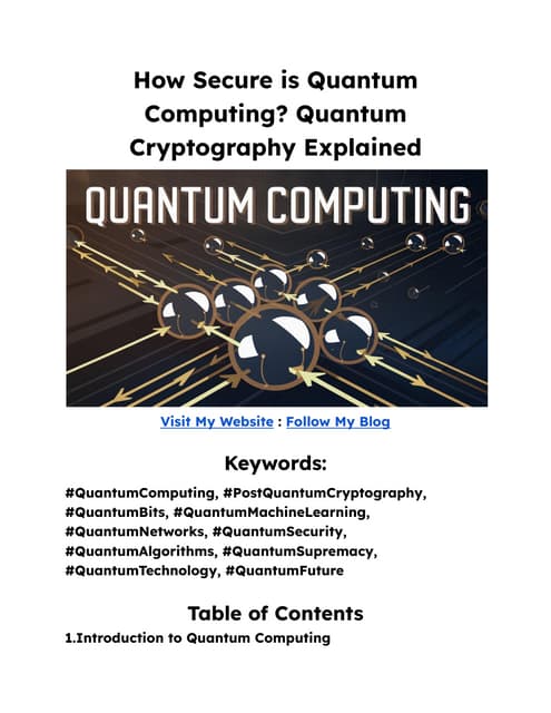 Quantum Computing | PPT