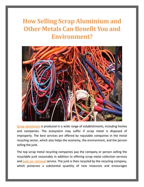 Metal recycling | PDF