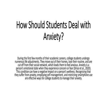 How Should Students Deal with Anxiety.pptx
