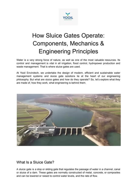 The Future of Water Control: Smart Sluice Gates for Efficient Resource ...