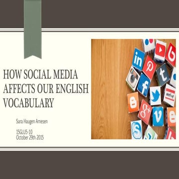 Media vocabulary | PPTX