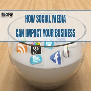 How Social Media Can Impact Your Business | PPT
