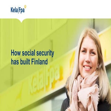 How social security has built finland | PPTX