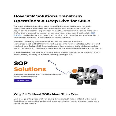 How SOP Solutions Transform Operations_ A Deep Dive for SMEs.pdf