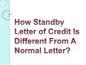 A Comprehensive Guide On The Standby Letter Of Credit.pptx