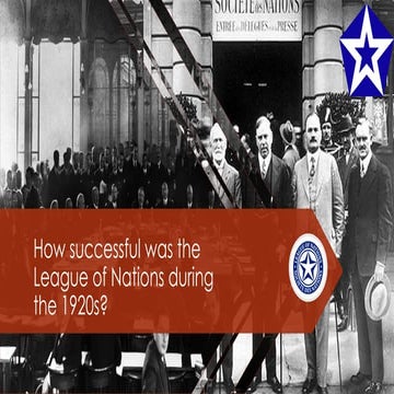 How successful was the League of Nations during the 1920s.pptx