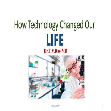 How Technology Changed Our LIFE | PDF