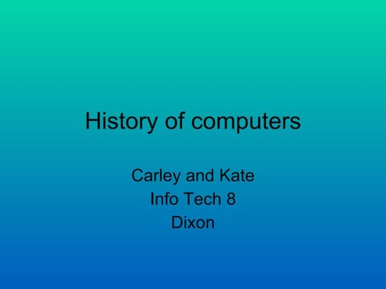 BASIC KNOWLEDGE ABOUT COMPUTERS by V | PPT