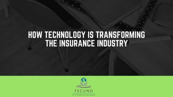 Technology adoption trends in insurance | PPT