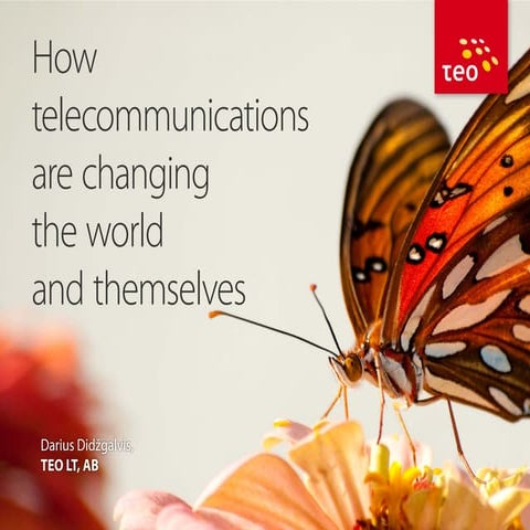 How telecommunications are changing the world and themselves | PPT