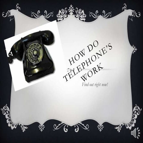 How telephones work humanities | PPTX