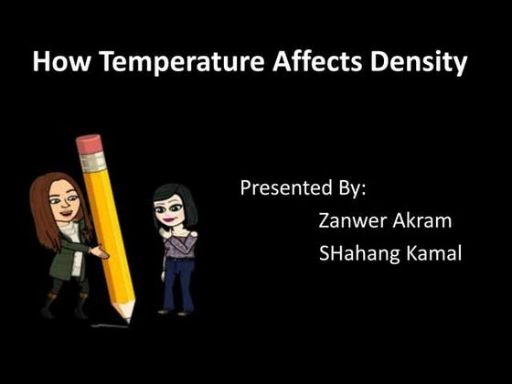 Density & temp | PPTX