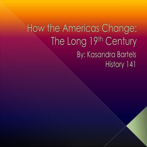 How the americas change | PPT