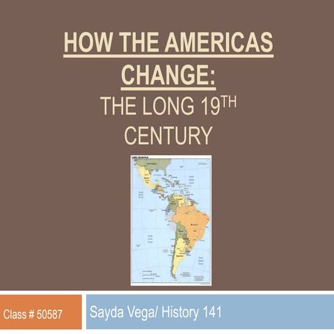 How the Americas Change | PPT