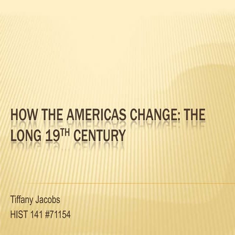 How the Americas Change | PPT