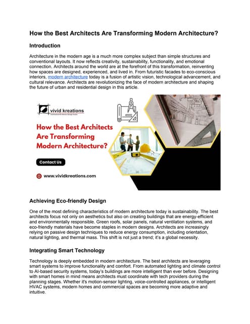 30 Exciting Architecture Thesis Topics to Explore in 2024. | PDF