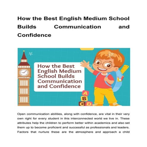 How the Best English Medium School Builds Communication and Confidence.pdf