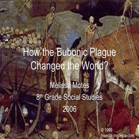 How the bubonic plague changed the world | PPT | Infectious Diseases ...
