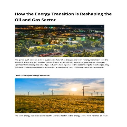 How the Energy Transition is Reshaping the Oil and Gas Sector 2024.pdf