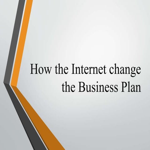 How Internet has changed the Business | PPTX