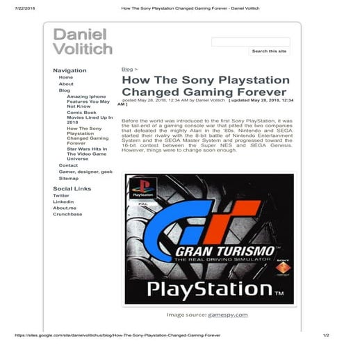How the sony playstation changed gaming forever | PDF