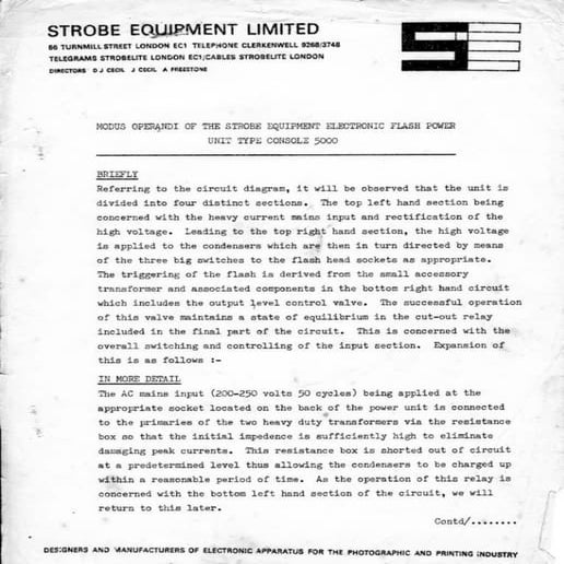 How the strobex unit 5000 works | PDF