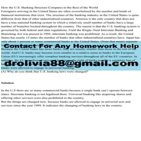 How the U.S. Banking Structure Compares to the Rest of the WorldFo.pdf